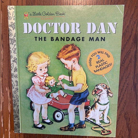 Little Golden Books | Toys | Vintage Doctor Dan The Bandage Man A ...